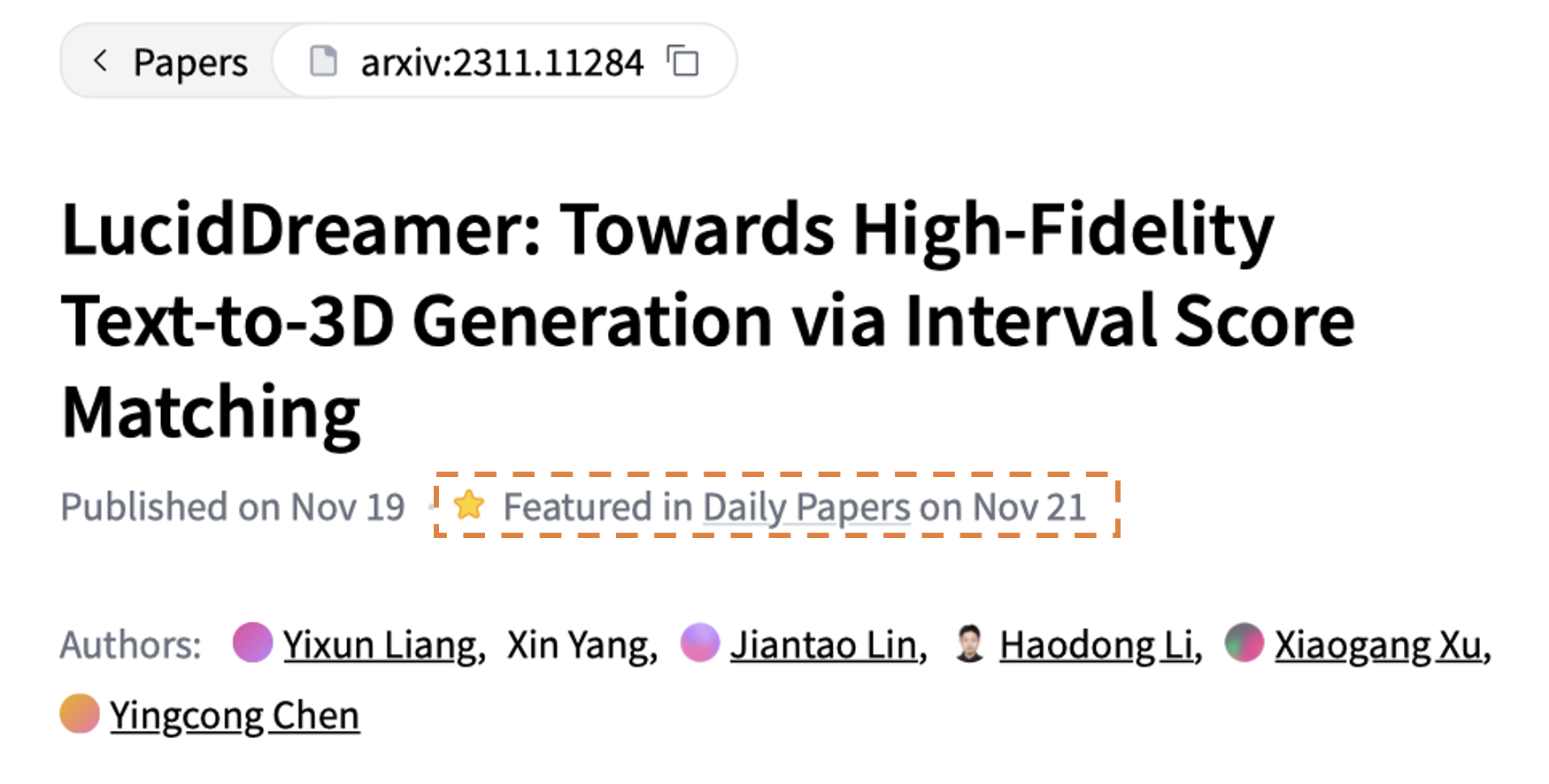 Our paper Luciddreamer is selected as Spotlight at CVPR 2024 and ...